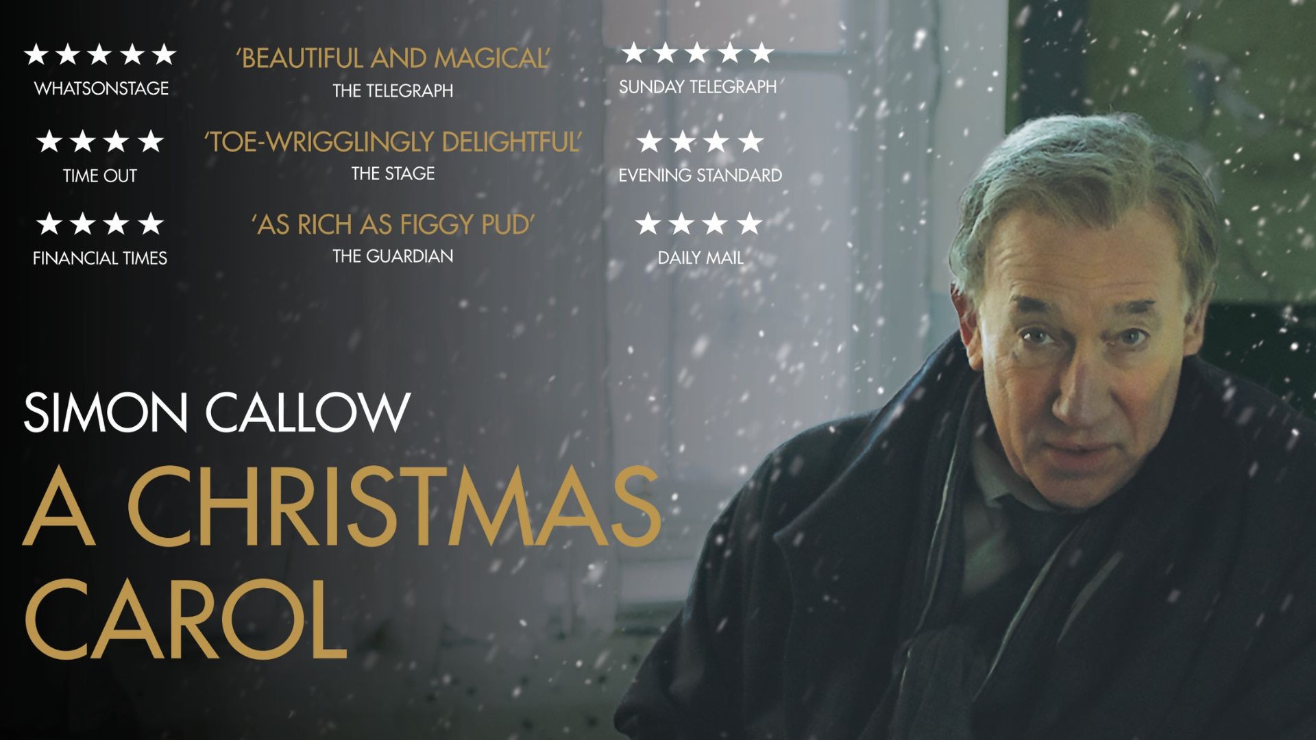Phoenix Leicester - A Christmas Carol: Simon Callow
